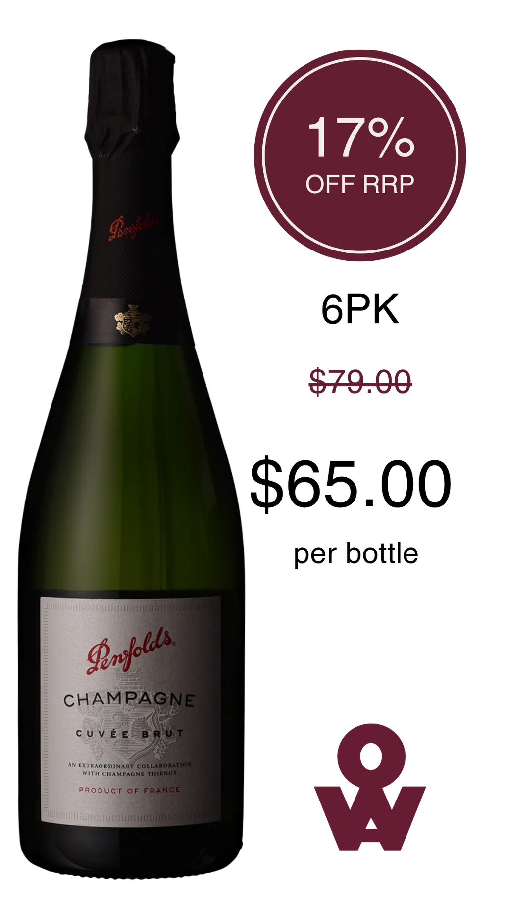 Penfolds NV Champagne - Thiénot – OddBins Wine Auctions